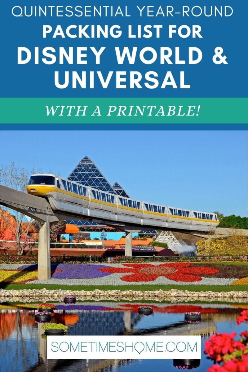Ultimate Year-Round Packing List for Disney World and Universal